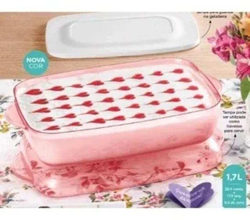 Tupperware Microplus Retangular 1,7 Litros. - Pote - Magazine Luiza