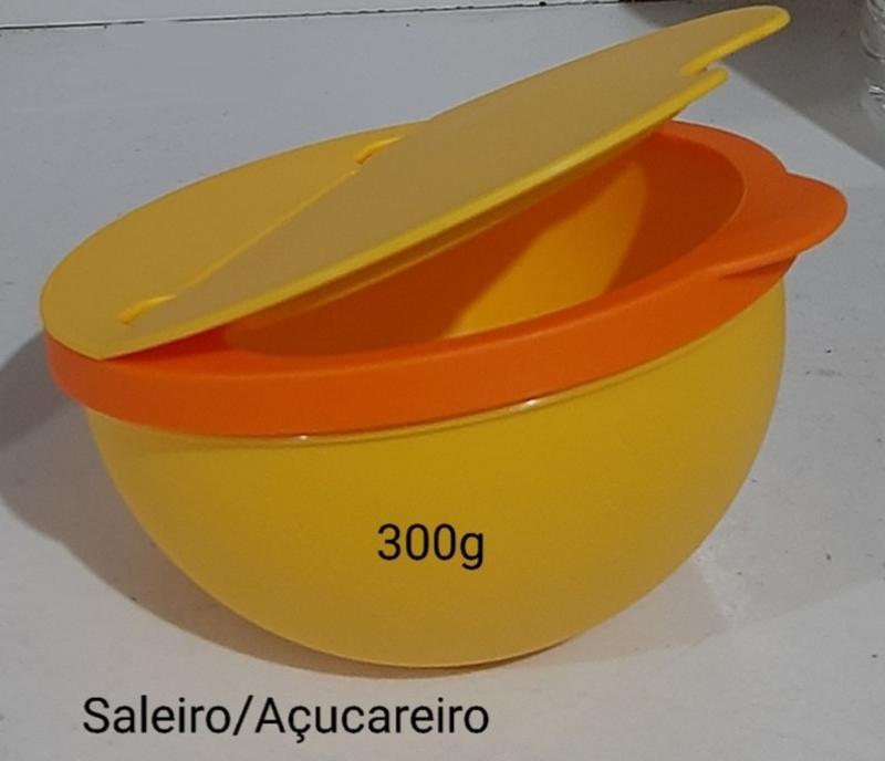 Tupperware Saleiro/Açucareiro 300gr amarelo - Açucareiro - Magazine Luiza