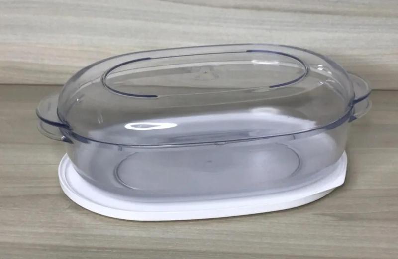 Tupperware Transparente - Microplus Oval 1,5 Litro Policarbonato Com ...