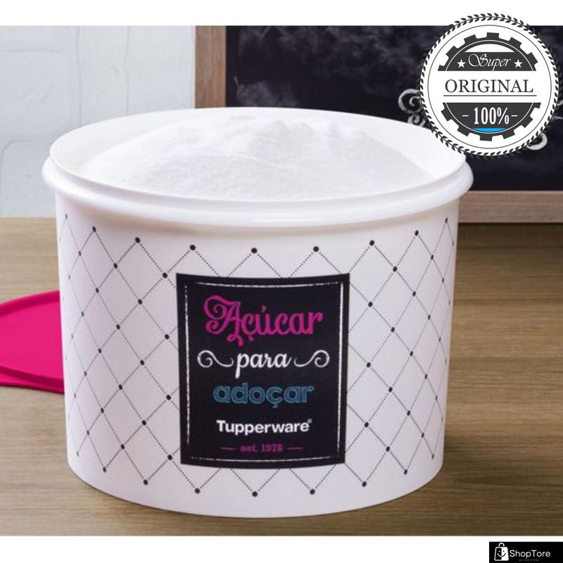 TUPPERWARE Tupper Caixa Açúcar Bistrô 1.4kg - TUPPUWARE - Caixa ...