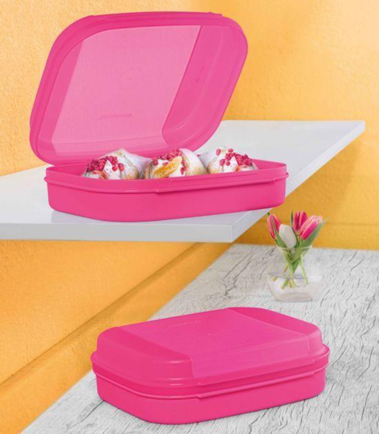 Tupperware Visual Box Mini 550ml Rosa 2 Pecas - Pote - Magazine Luiza