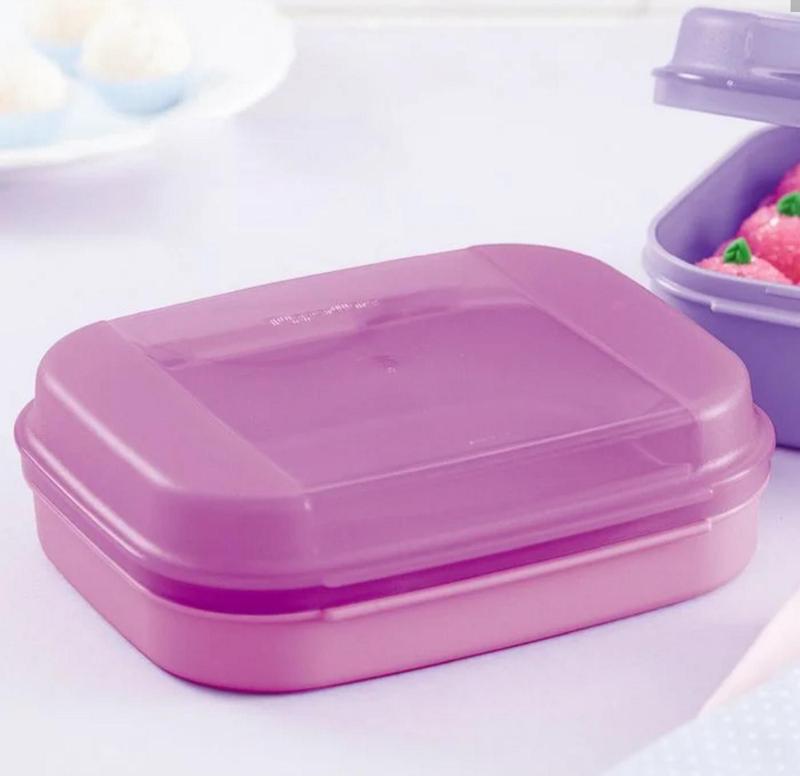 Tupperware visual box rosa 550 ml - Pote - Magazine Luiza