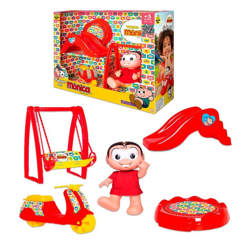 Turma Da Mônica Boneca Mônica Playground Infantil - Samba Toys ...