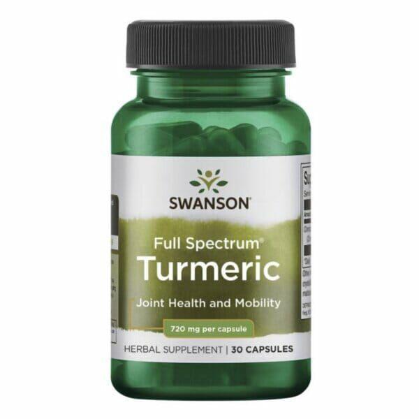 Turmeric, 720mg, 30 Cápsulas, Swanson - Fitoterápicos e Vitaminas ...