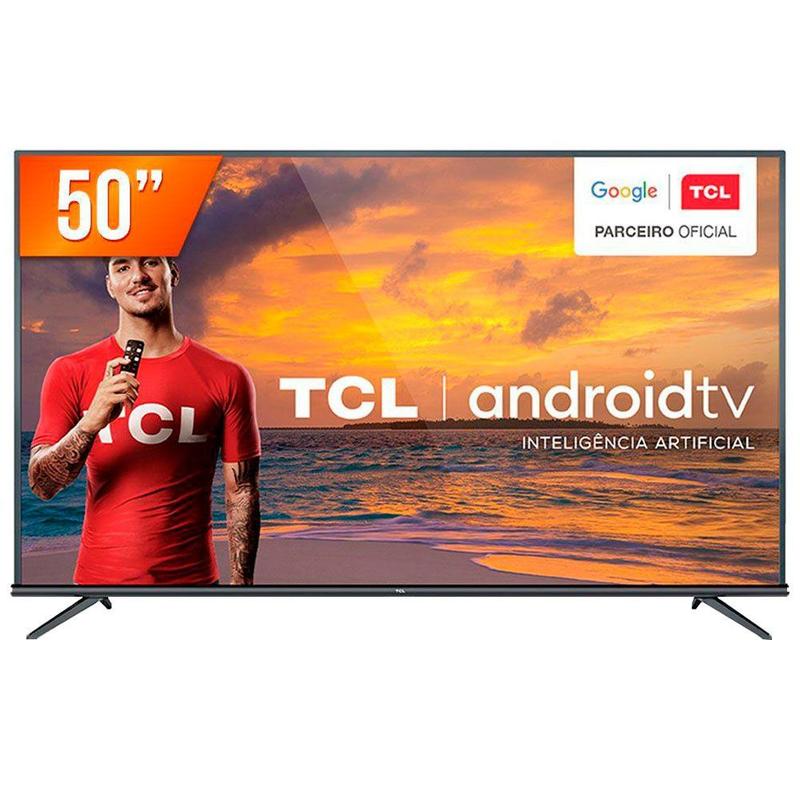 TV 50 Polegadas Tcl Led Smart 4k Android Comando de Voz 50p715 - Semp ...