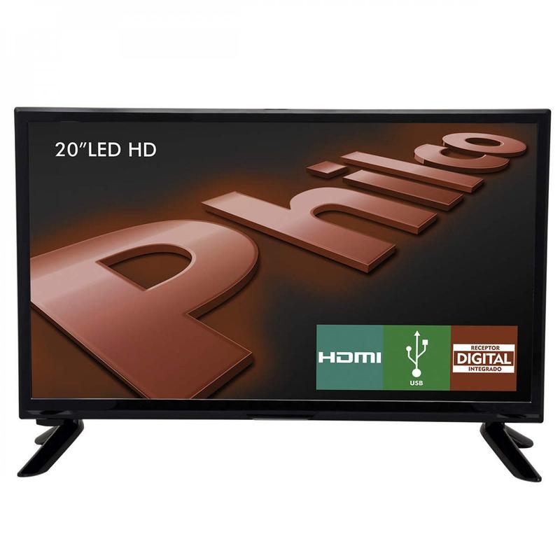 TV LED HD 20 Polegadas Philco com Conversor digital PH20M91D Preto ...