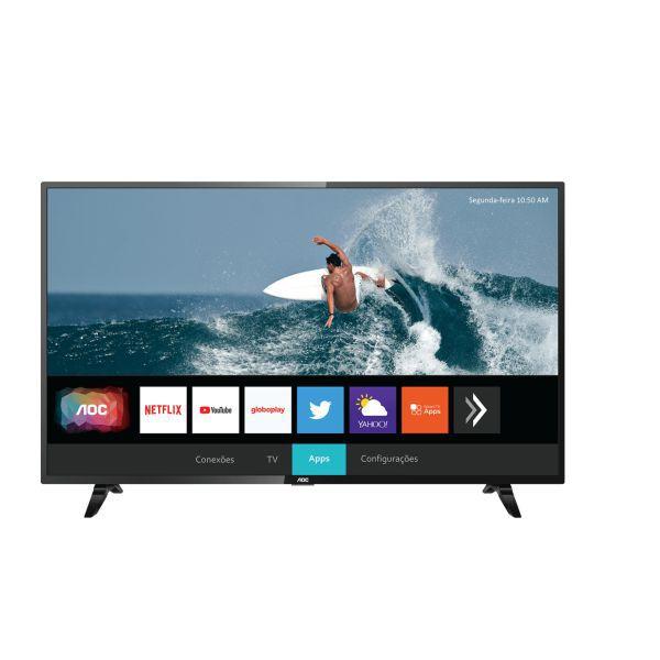TV Smart LED 32" HDMI USB Wi-Fi Bluetooth HD AOC 32S5295/78G - TVs ...