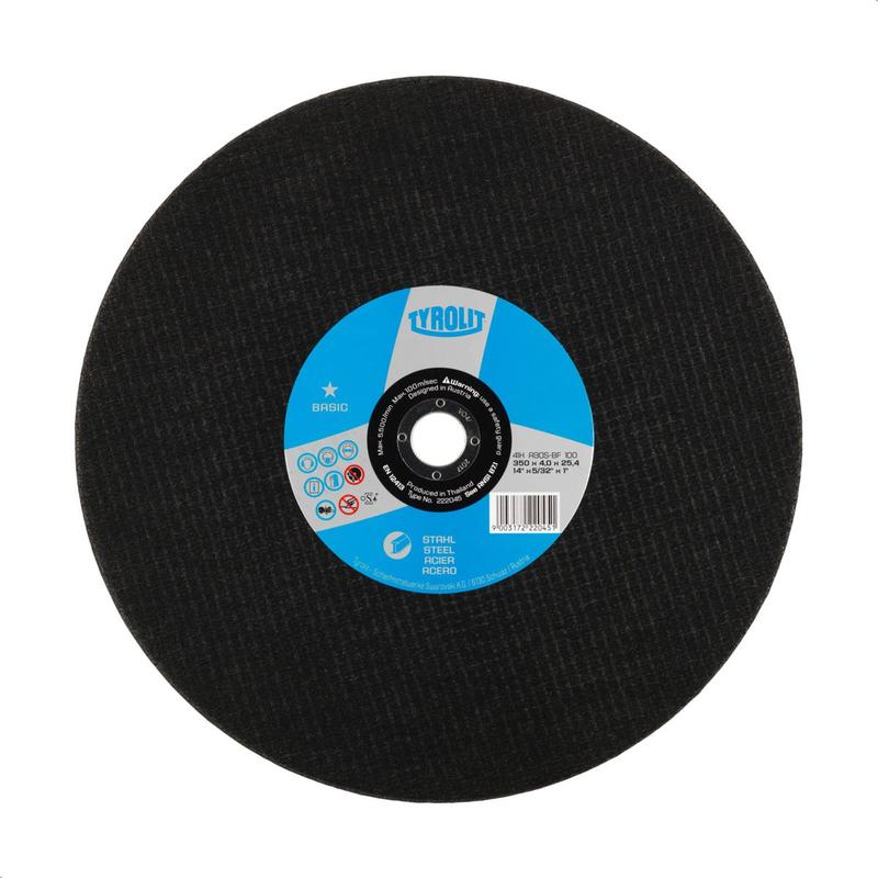 Tyrolit disco corte reto 300 x 2.5 x 25.4 a46s basic - Disco de Corte ...