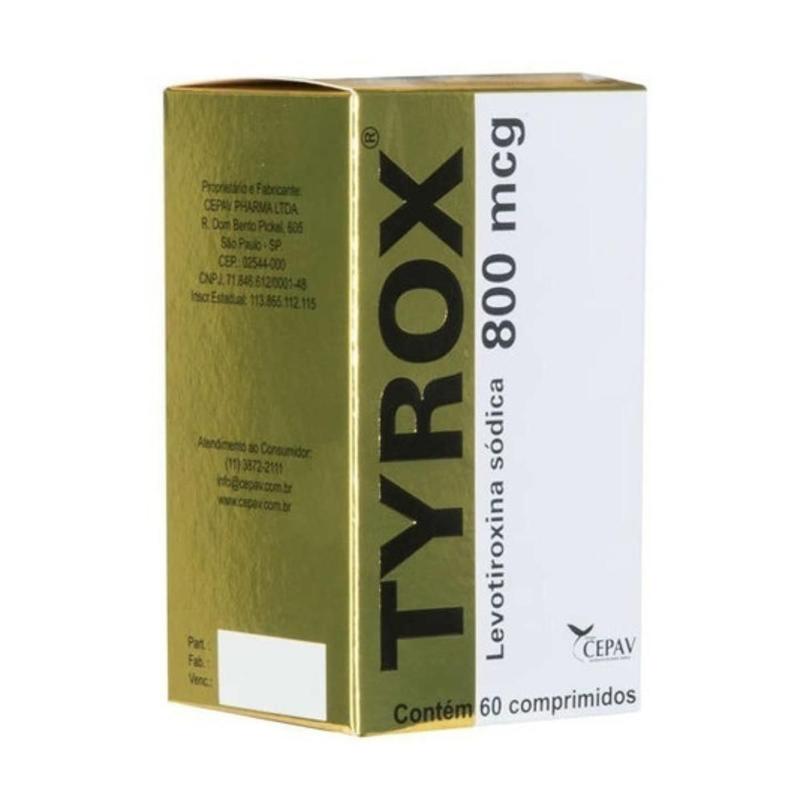 Tyrox 800mg C/ 60 Comp Repositor Hormonal P/ Cães Cepav - Farmácia Pet ...