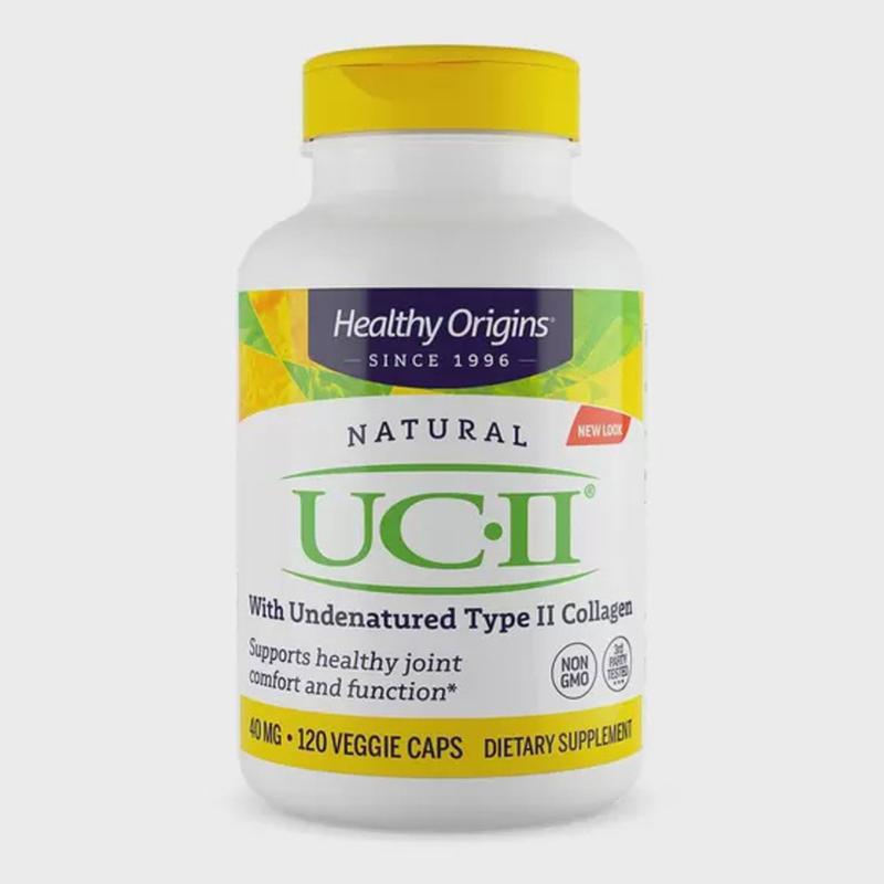 Uc-ii 40mg Colágeno Tipo 2, 120 Cápsulas Healthy Origins - Colágeno ...