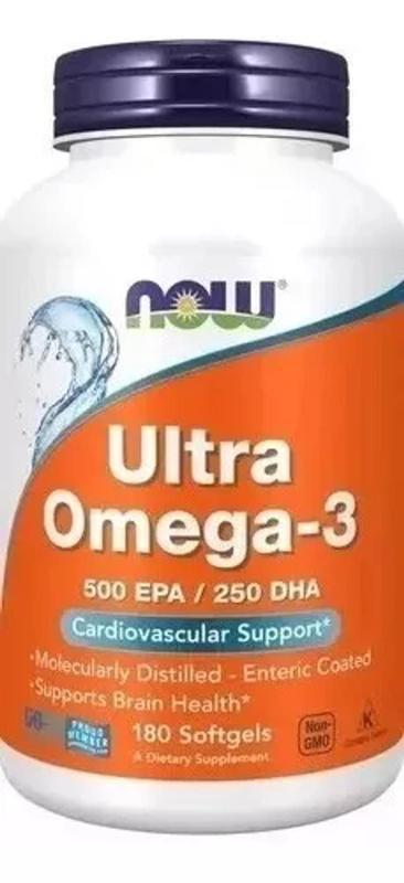 Ultra Omega 3 500 Epa 250 Dha 120 Caps Softgels Now Foods - Ômega 3 ...