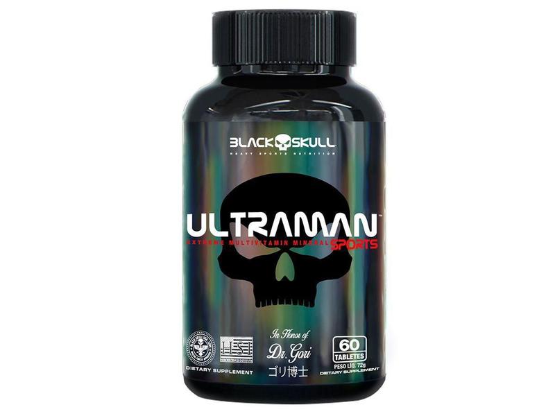 Ultraman Sport Multivitaminico - 60 Tabletes - Black Skull ...