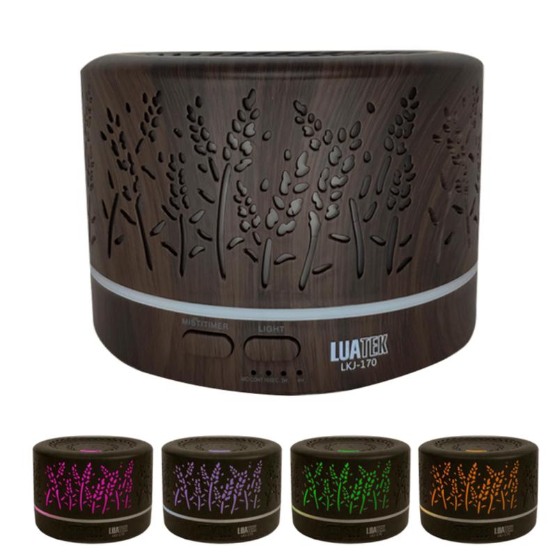 Umidificador Noturno Led Ambiente 700ml 7 leds - Luatek - Umidificador ...