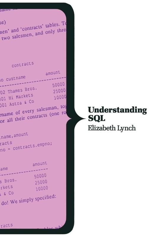 Understanding SQL - Springer Nature - Livros de Linguagens de ...