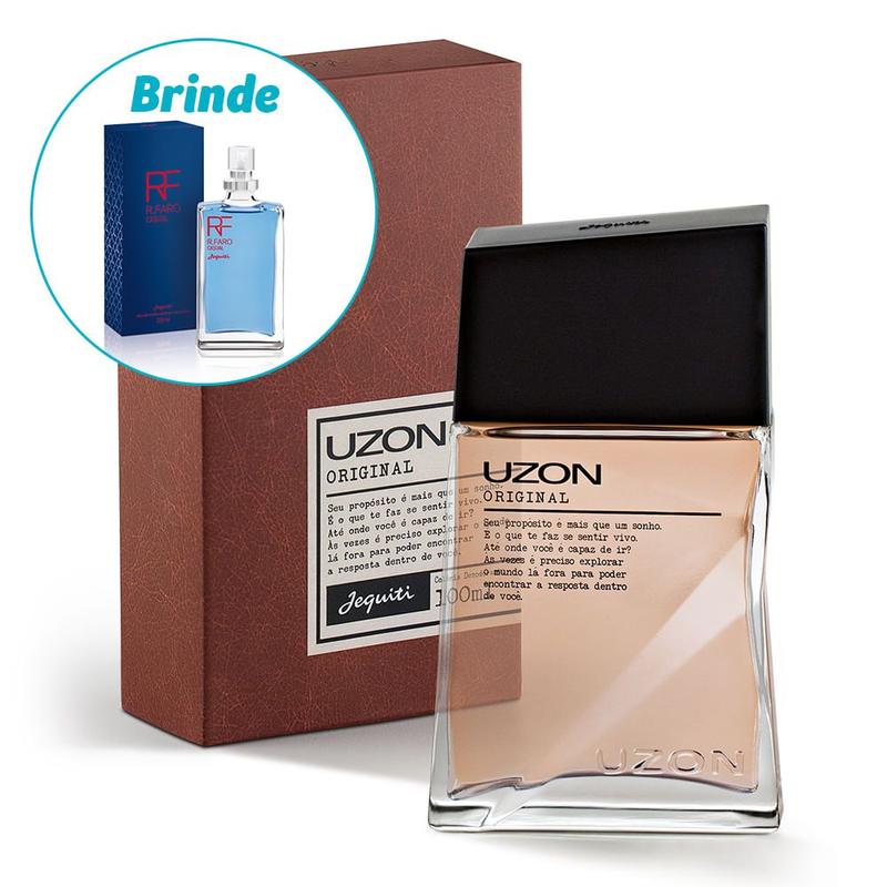 Uzon Original Desodorante Colônia Masculino Jequiti 100ml + Minissérie ...