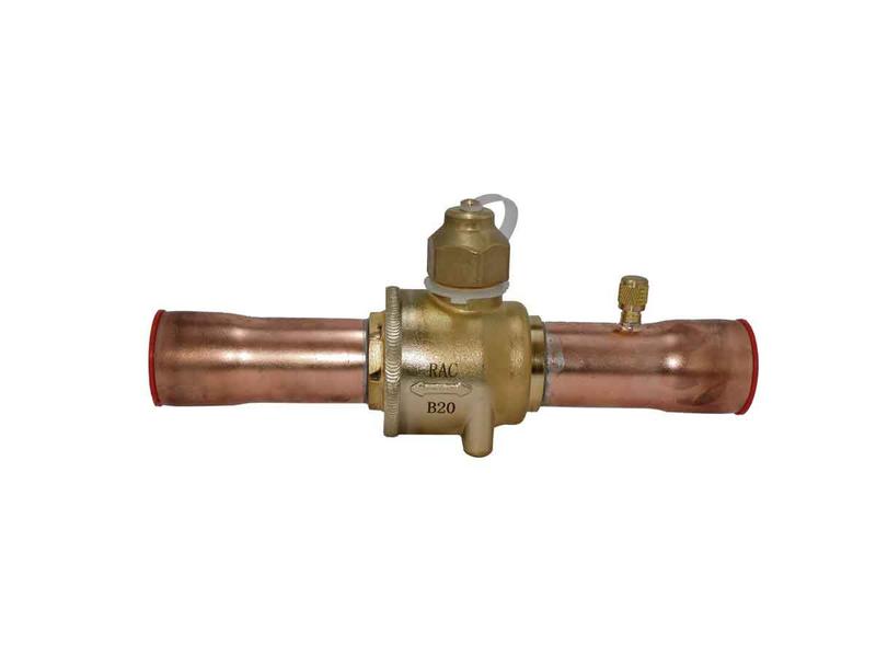 Válvula de Esfera GBC 1.1/8" - BV 28 Schrader - RAC 040117 - RAC Brasil ...