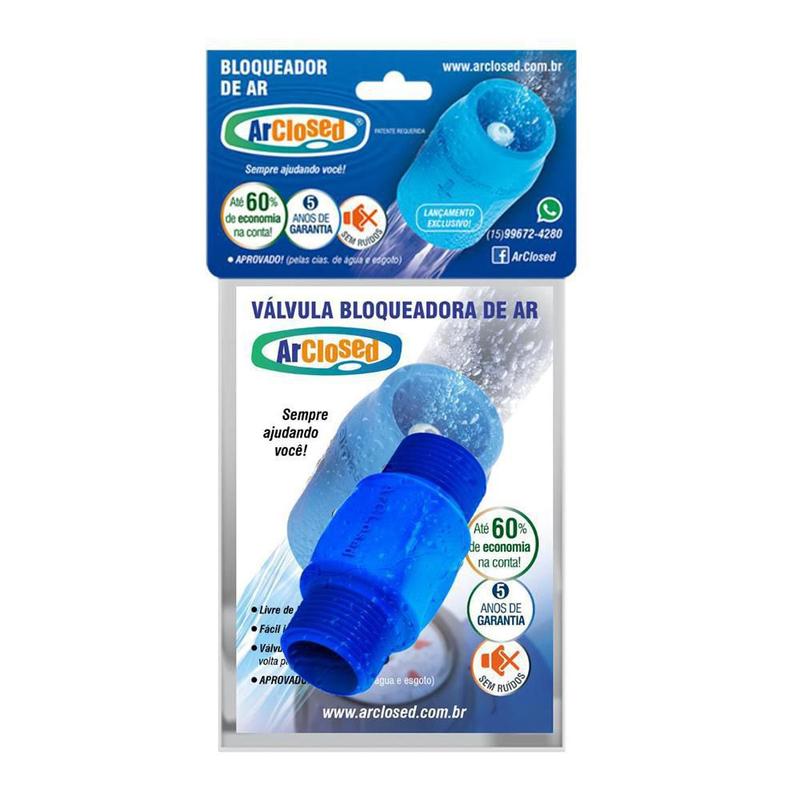 Válvula De Retenção By Pass Ar Água Rosca Macho Pvc 3/4 - Arclosed ...