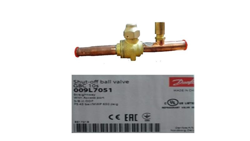 Valvula esfera c/schrader gbc 10s -3/8 - danfoss - Autopeças - Magazine ...