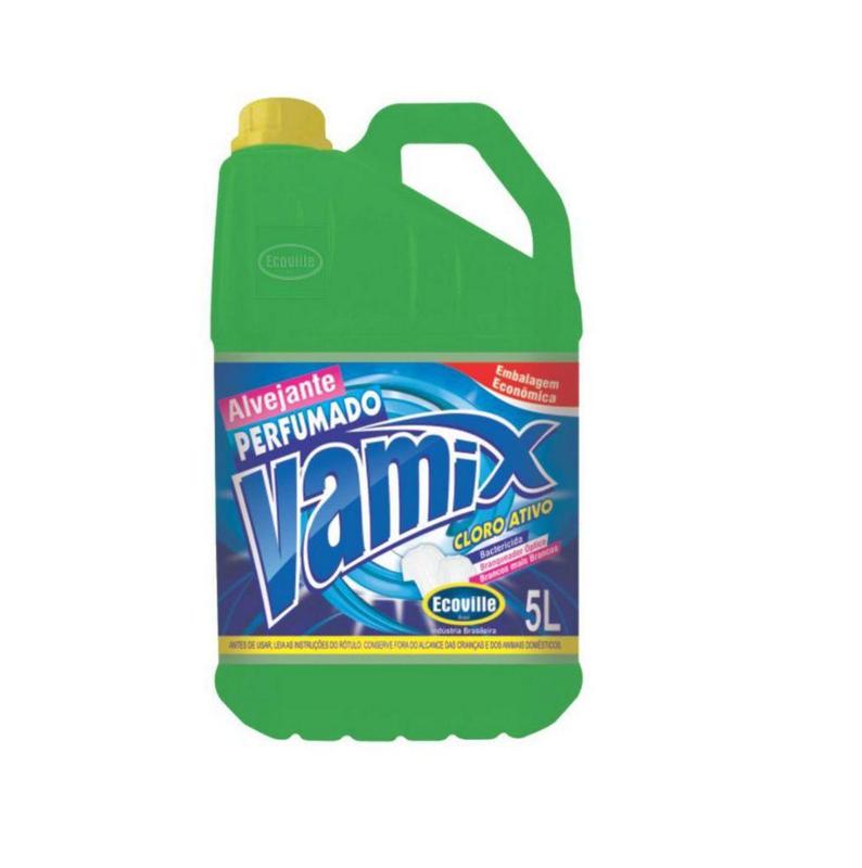 Vamix alvejante cloro ativo perfumado 5l - ecoville - Alvejante ...
