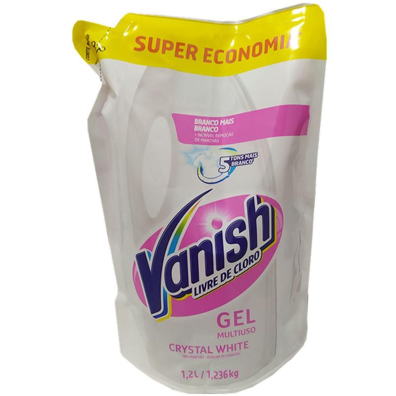 Vanish gel multiuso cristal white 1,2L - Alvejante - Magazine Luiza