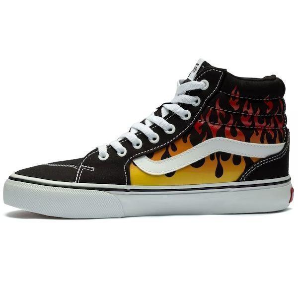 Vans Filmore Hi Fire Flame Preto - Outros Moda e Acessórios - Magazine ...