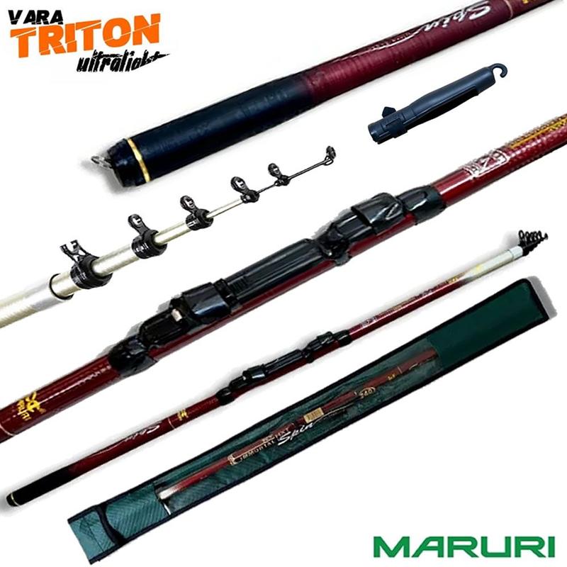 Vara De Pesca Ultra Light Telescópica Maruri Triton Spin 3,00m - Vara ...