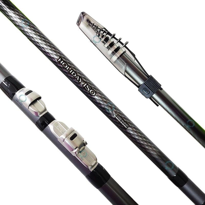 Vara Robaleira Molinete Shimano Holiday ISO 3 Telescópica - Vara de Pesca - Magazine Luiza