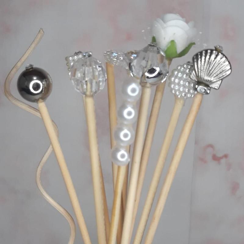 Varetas Decoradas para Difusor Aromatizador de Ambiente- Kit20 Unid - A ...