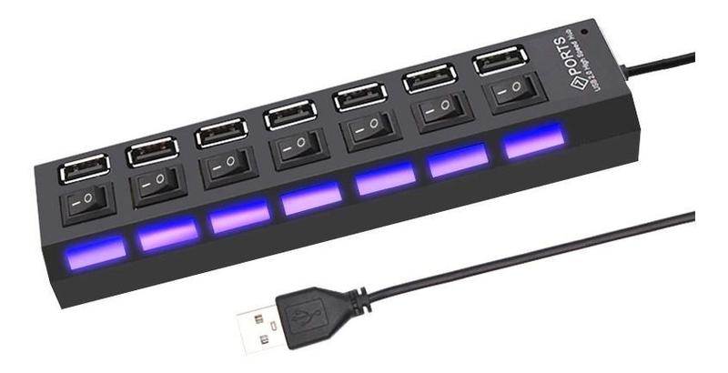 Varias Entradas Usb Hub 2.0 Com 7 Entradas Mouse Teclado - DACAR - Hub ...