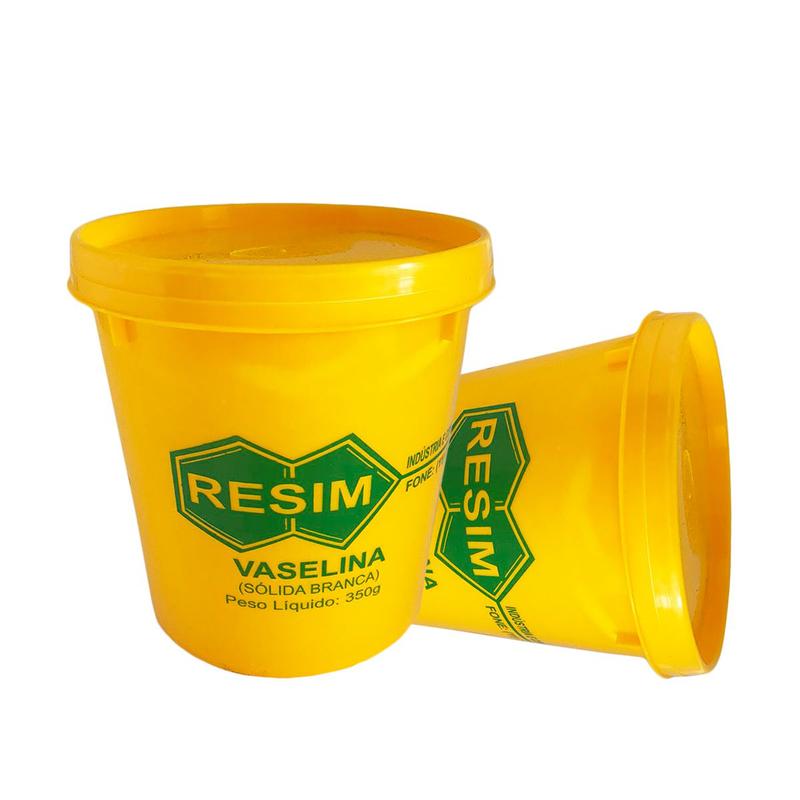 Vaselina Sólida Industrial Branca Resim Balde Com 350 gr - Vaselina ...