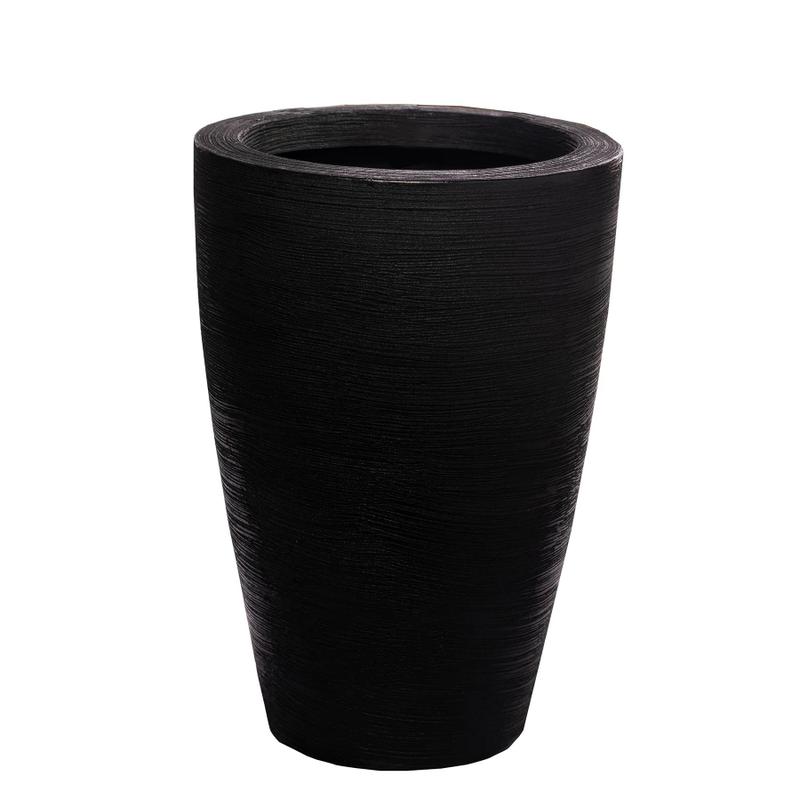 Vaso cone grafiato 45 preto absoluto vasap - Vasos para Plantas ...