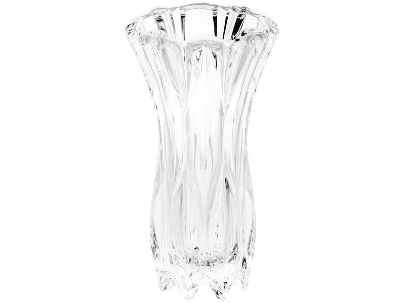 Vaso de Cristal Decorativo para Mesa Redondo - Transparente 20,5cm de ...