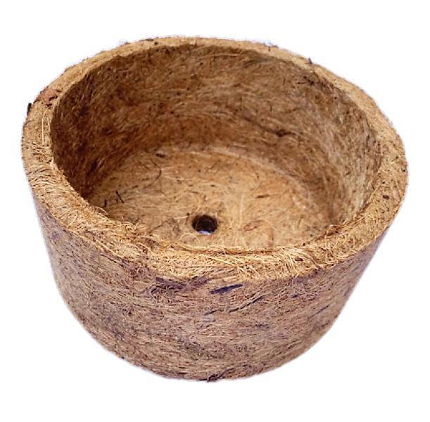 VASO DE FIBRA DE COCO n. 03 TAMANHO 21cm x 11cm -SUBSTITUI O VASO DE ...