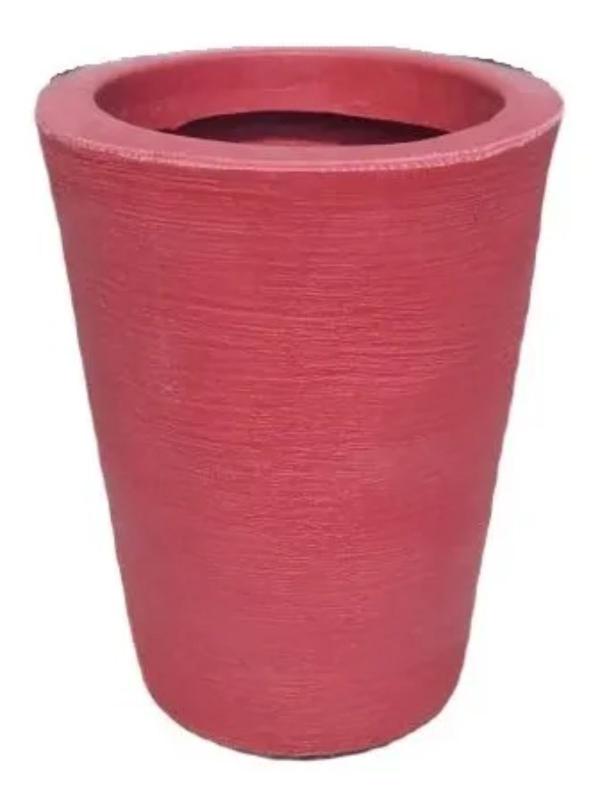 Vaso decorativo coluna redonda luxo grafiato jardim e varanda grande 58 ...