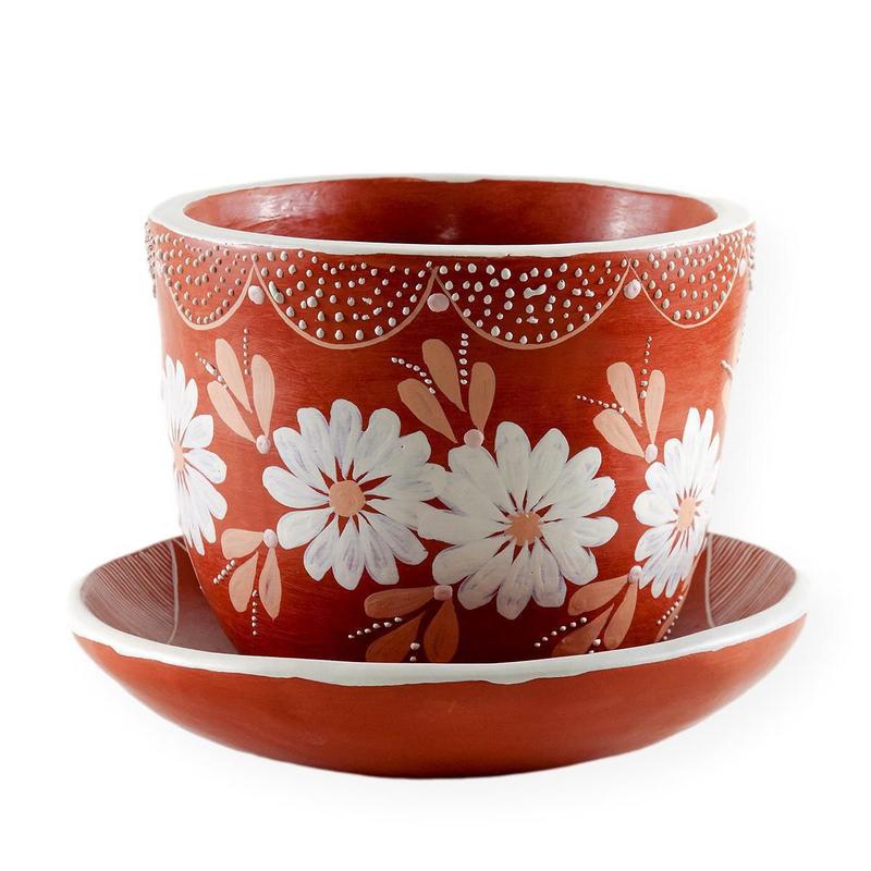 Vaso Ou Caqueiro Com Prato Do Vale Do Jequitinhonha (563) - Mil Ramas ...