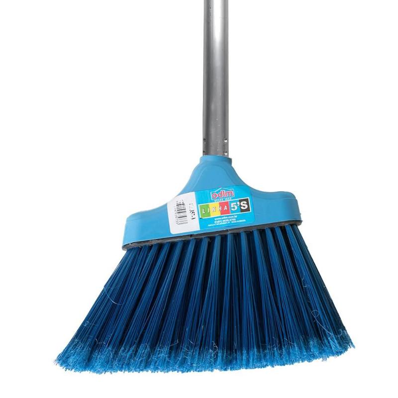 Vassoura Sintética de Canto 12 Cm com Cabo de Alumínio Azul - Artlimp ...