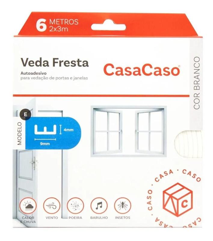 Veda Fresta Borracha Vedação Janela Porta Modelo E Branco Fita Adesivo ...