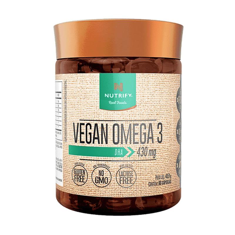 Vegan Ômega 3 430mg 60 Cápsulas - Nutrify - Ômega 3 / Óleo de Peixe ...