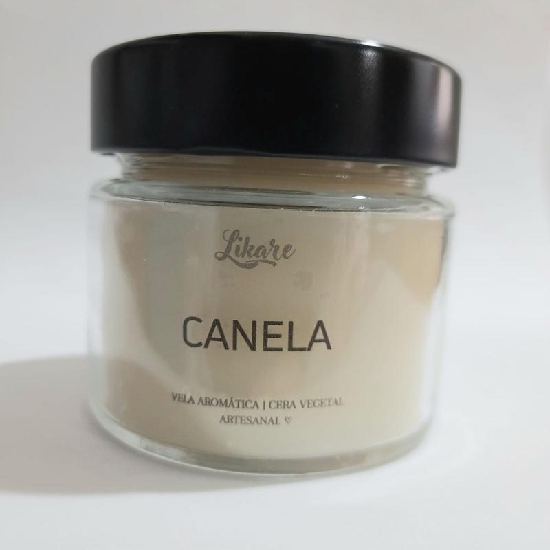 Vela Aromática Vegetal Perfumada Canela 190g no Pote Likare - Likare ...