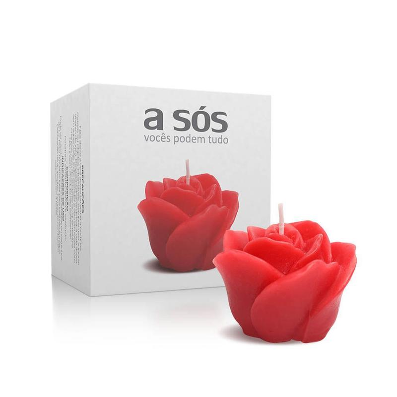 Vela Aromatizada Flutuante formato Rosa - A Sós - Velas Aromáticas ...