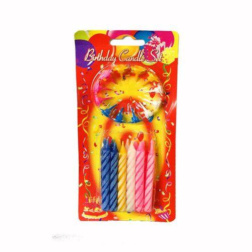 Vela Decoração de Aniversario Color Party Happy Birthday - Velas e ...