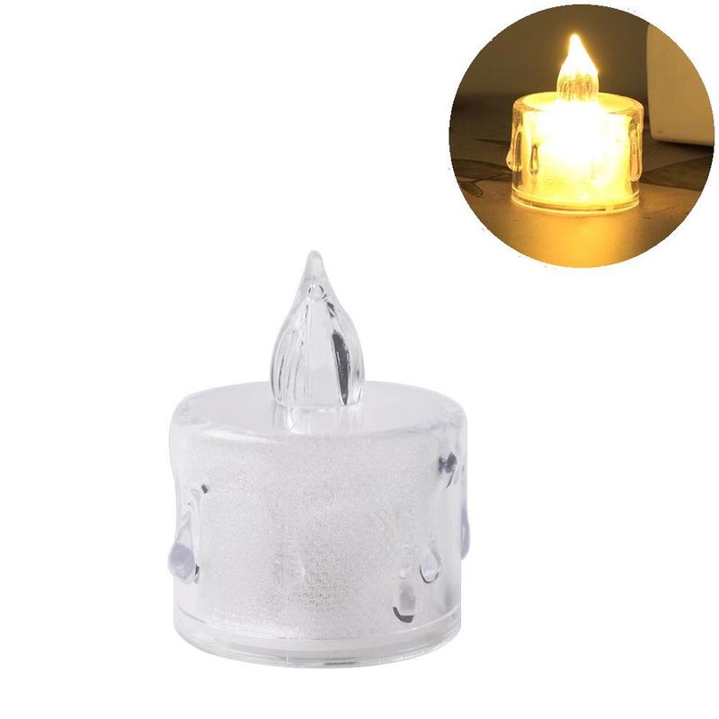 Vela Luz Led Eletrônica Decorativa Acrilico Transparente - Inter ...