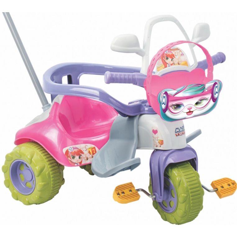 Velotrol Triciclo Infantil Menina Motinho Moto Zoom Triciclo Tico-Tico ...
