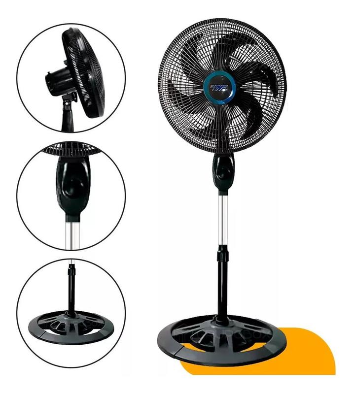Ventilador Chão Silencioso De Coluna 6 Pás De Plástico Verão - Vallera ...