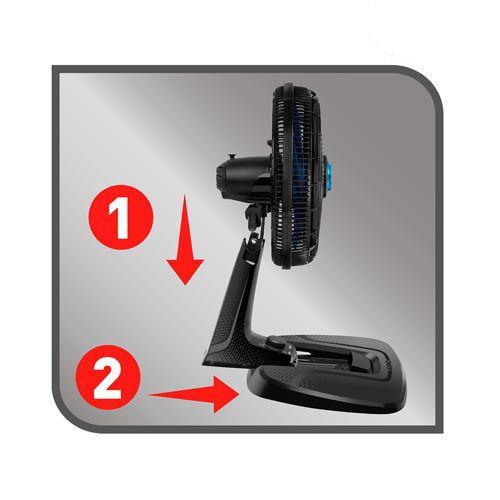 Ventilador de Mesa Arno Extreme Force Desmontável Repelente com 03 ...