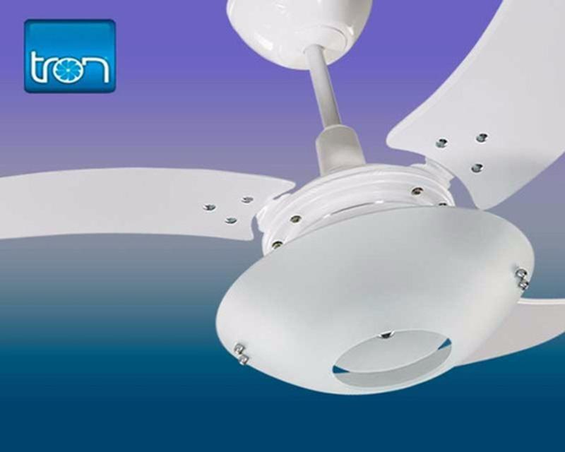 ventilador de teto CLEAN , tron , 127v , branco ,pás brancas de ...