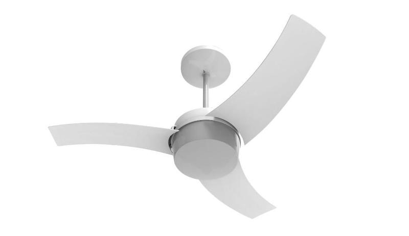 Ventilador de teto Wave 220V com controle remoto branco Aliseu ...