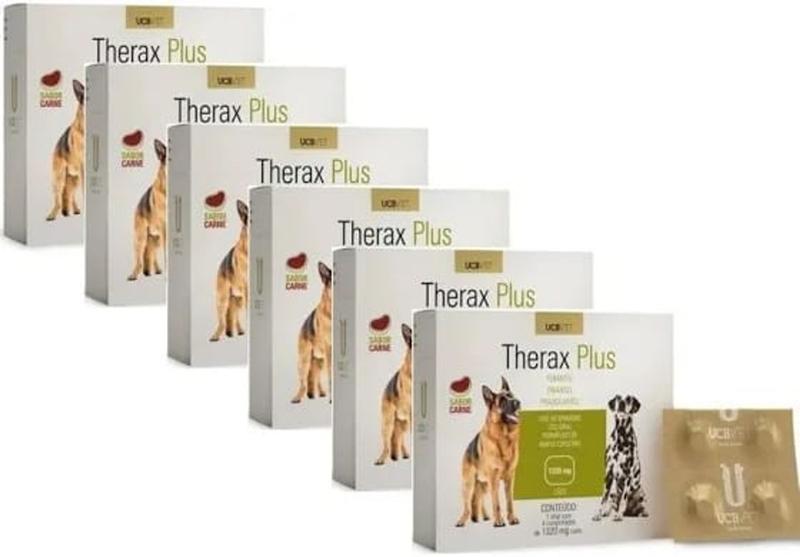 Vermífugo Therax Plus 1320 mg - 6 Cx com 4 comprimidos - UCB ...