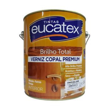 Verniz Incolor Brilhante Alta Proteção Para Madeiras 3,6 L - Eucatex ...