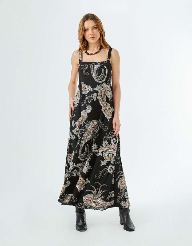Vestido Beatrice New Longo - Preto - Zinzane - Vestido Feminino ...